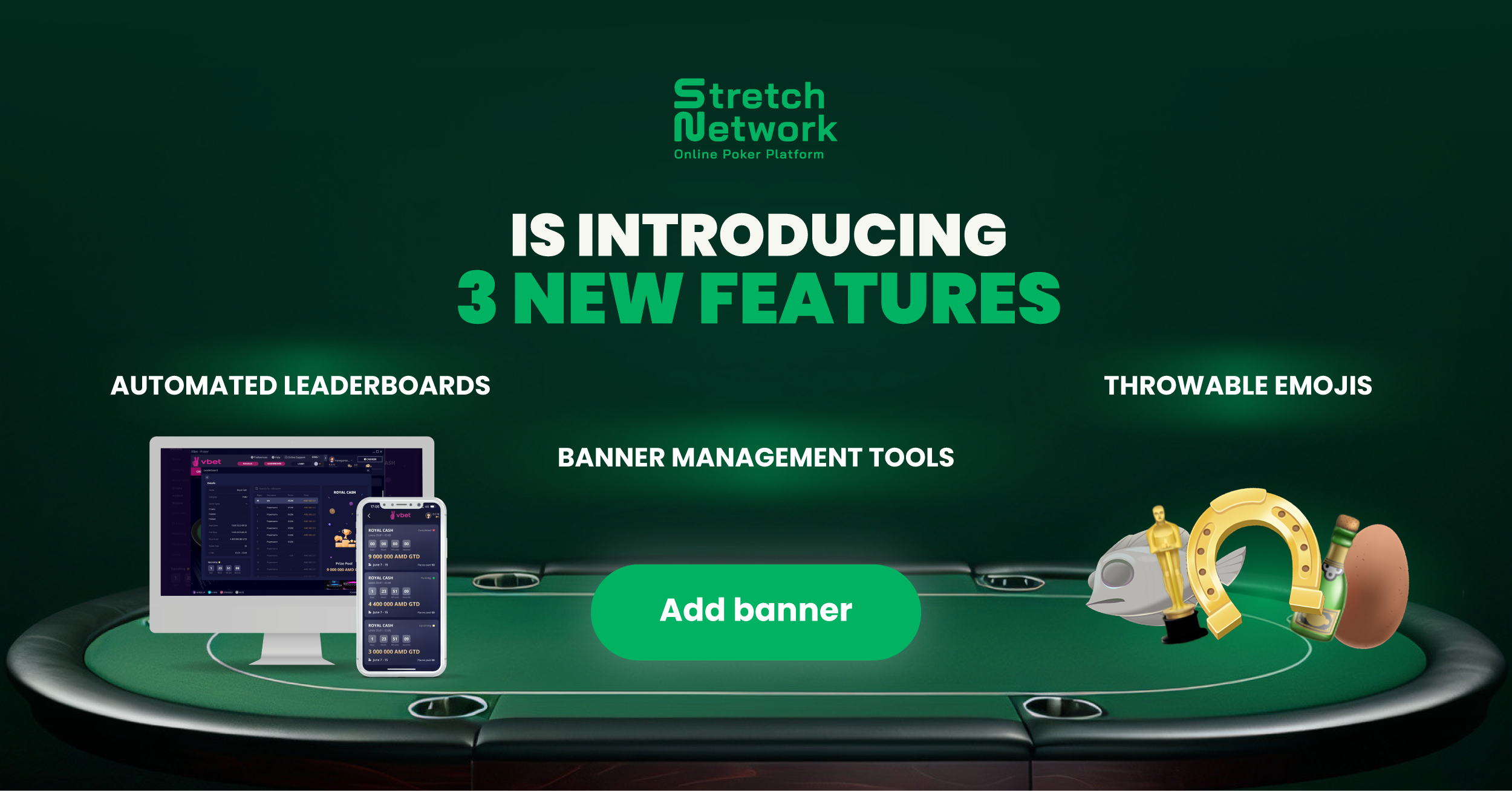 EXCITING NEW FEATURES ADDED TO STRETCH NETWORK!