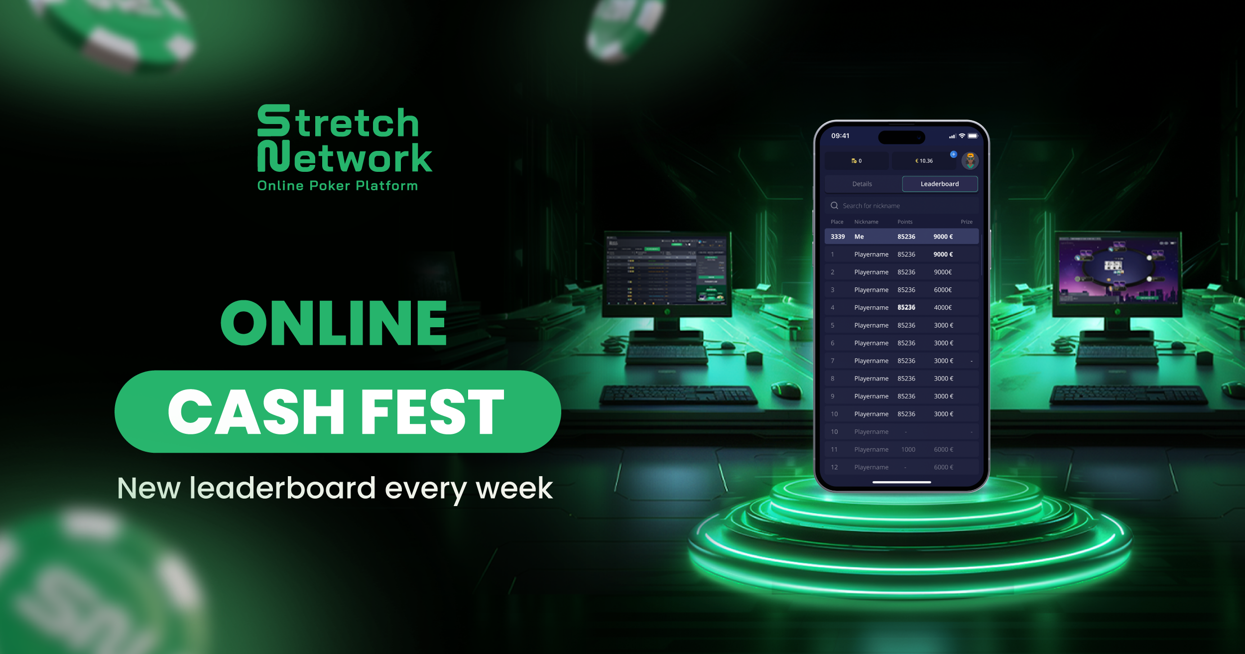 ONLINE CASH FEST BY STRETCH NETWORK